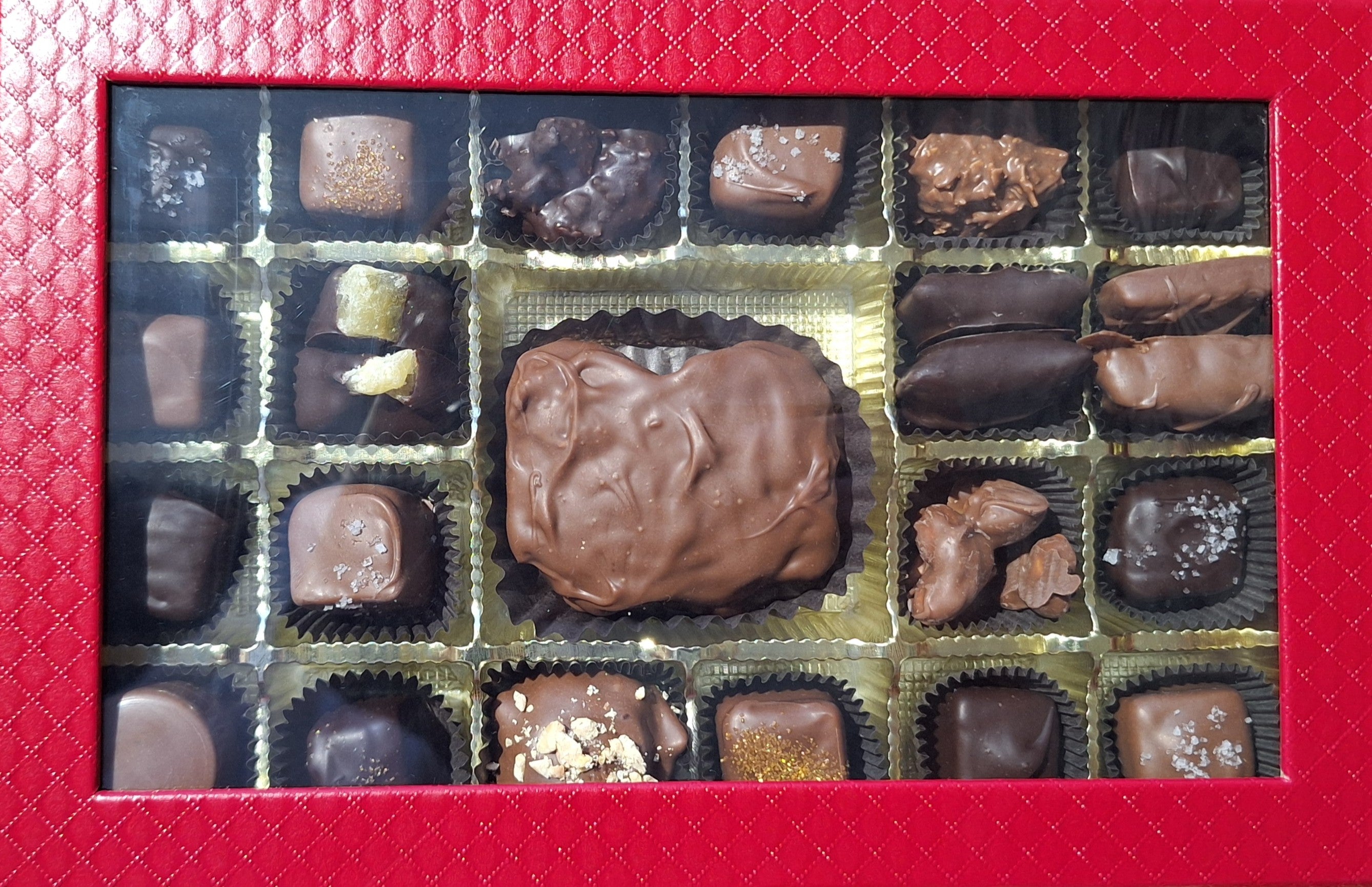 Red luxury box – Lene' Marie Chocolates